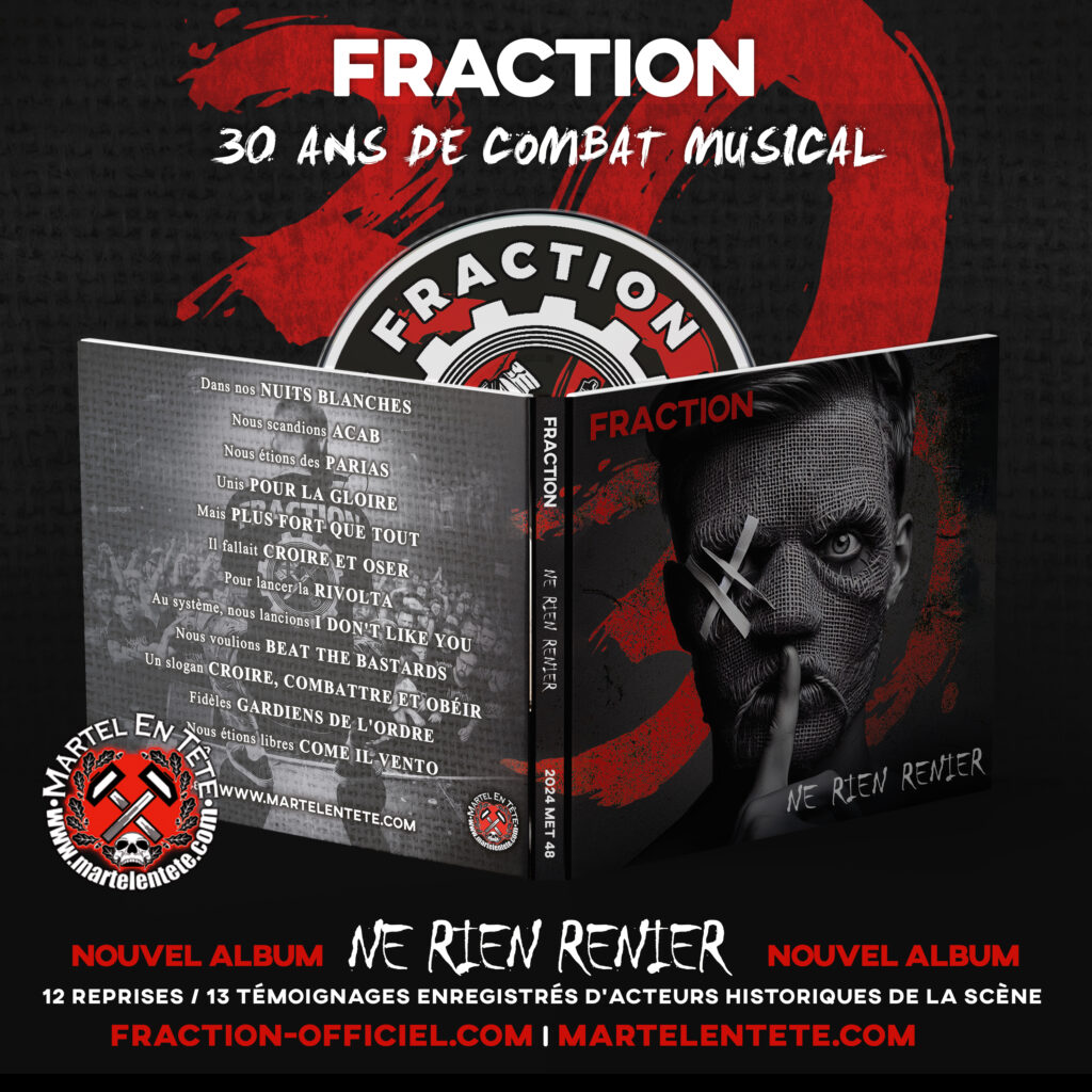 Album "Ne rien renier" (digipack) | Fraction